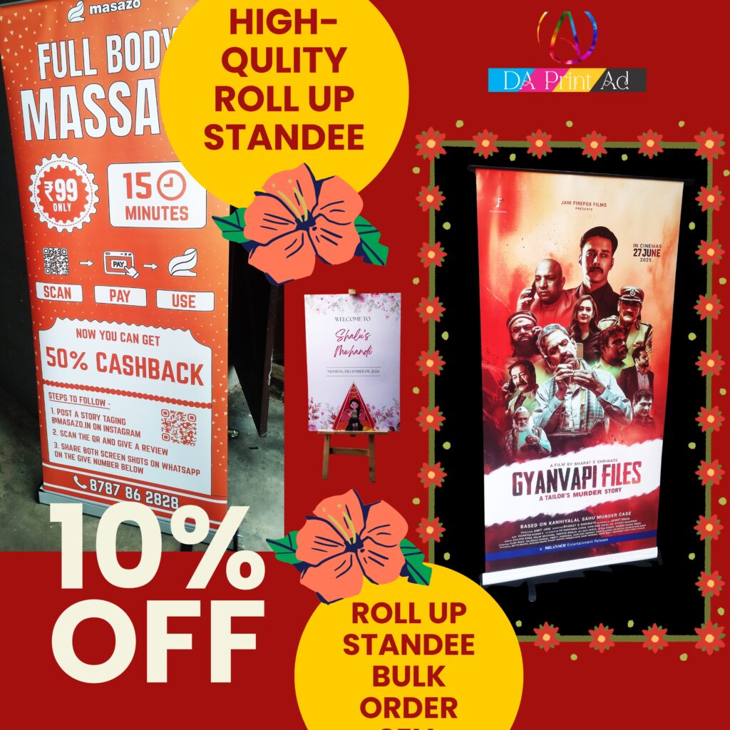High-Quality Roll up Standee Printing